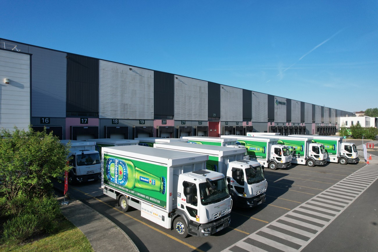 France Boissons : des camions électriques en continu